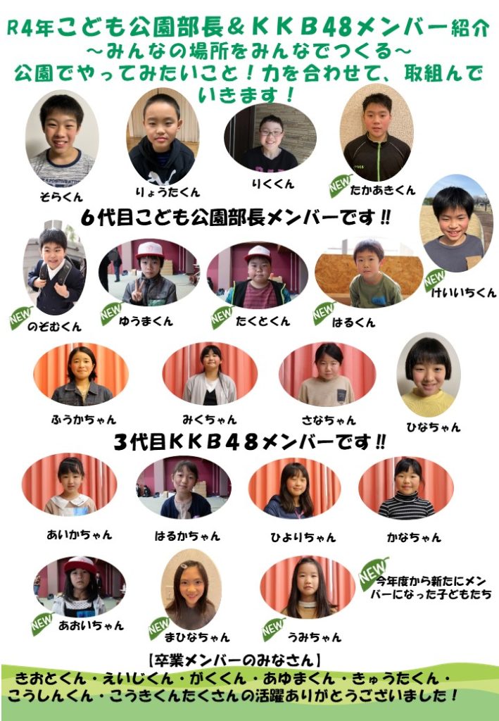 こども公園部長 – NPO法人園むすびプロジェクト